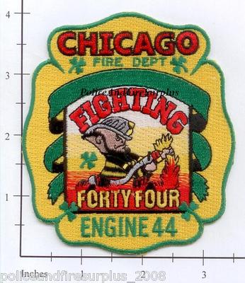 Illinois - Chicago Engine 44 IL Fire Dept Patch without hose | eBay