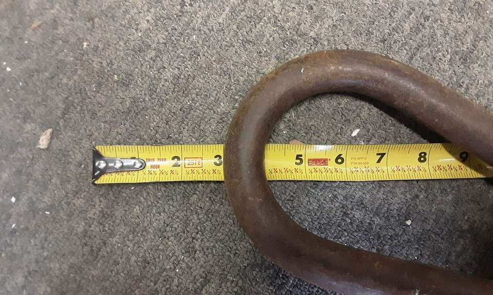 Double 10 feet Logging Chain Rigging Moving Hammerlock Loop Coupling 1/ ...