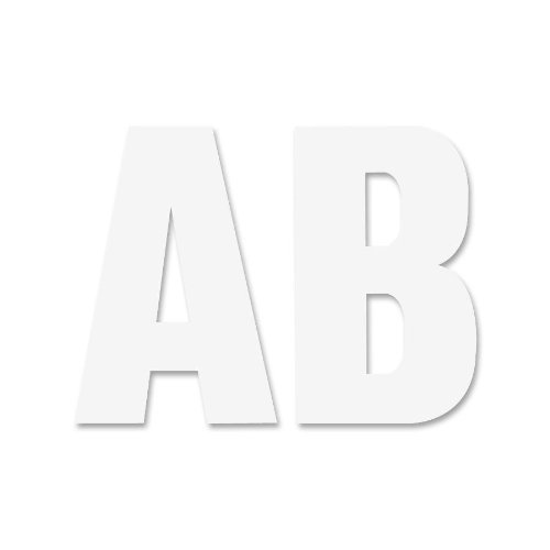 Chartpak - Vinyl Letters, 3", White, Sold as 1 Package, CHA 01076 | eBay