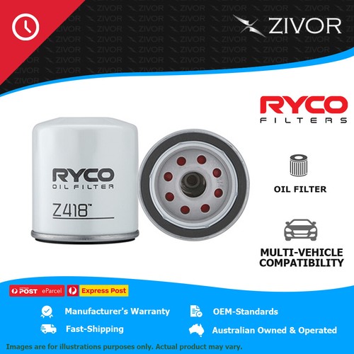 New RYCO Oil Filter Spin On For LEXUS RX330 MCU38R 3.3L 3MZ-FE Z418 | eBay