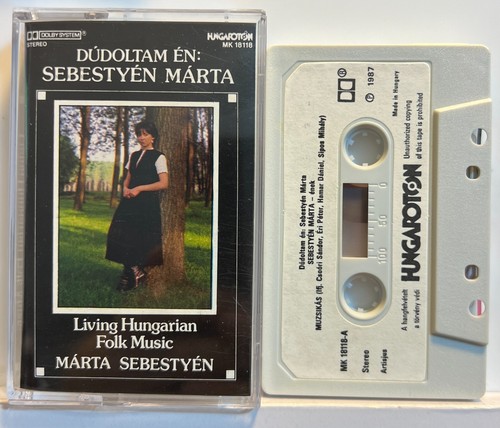 Marta Sebestyen : Living Hungarian Folk Music: Dudoltam (Cassette Tape ...