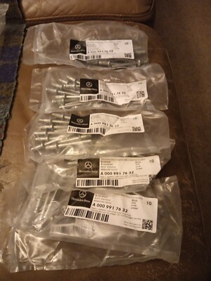 MERCEDES-BENZ CLA Coupe C117 Side Panel Rivet 10 Pcs A0009917632 NEW ...