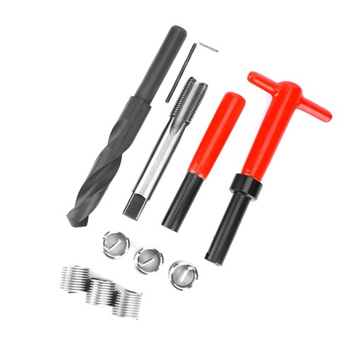 Stainless Steel Thread Repair Kit M16x1.5 Twisted Drill Tap Tool 11 Pcs ...