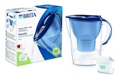 Water Filter Container Brita Marella, 2.4 L, Blue | eBay