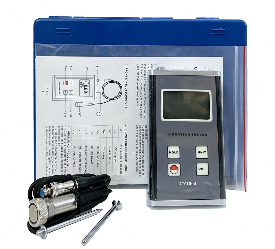 Portable Vibration Meter Analyzers with Bearing Condition Monitoring ...