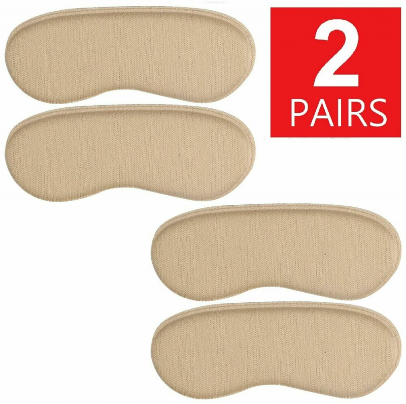 2X Sticky Shoe Back Insoles Pads Shoe Cushion Grips Sponge After Half ...