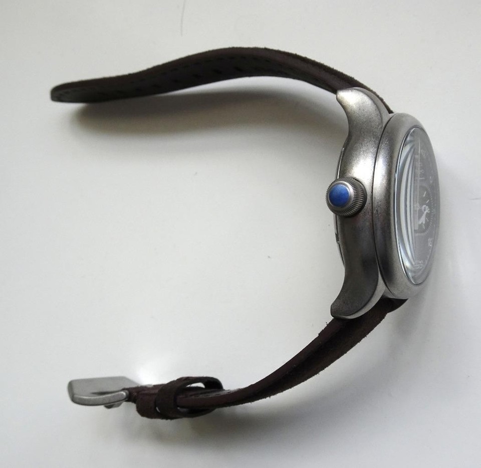 New Gent's RED STAR "Traveller" Dual Time Automatic Watch with Date ...