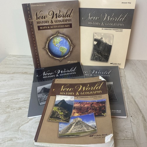 Abeka New World History and Geography STUDENT TEXT and 4 Keys Bundle | eBay