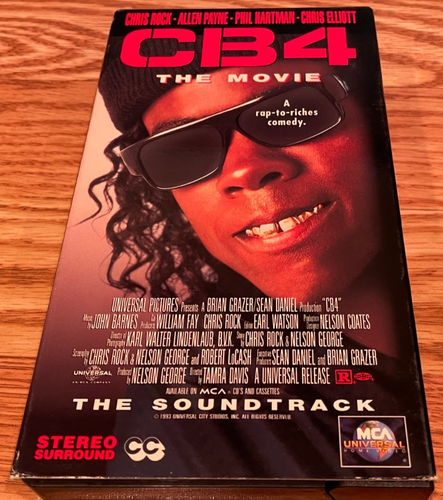 CB4 VHS 1993 Chris Rock Allen Payne Phil Hartman Chris Elliott Rap ...
