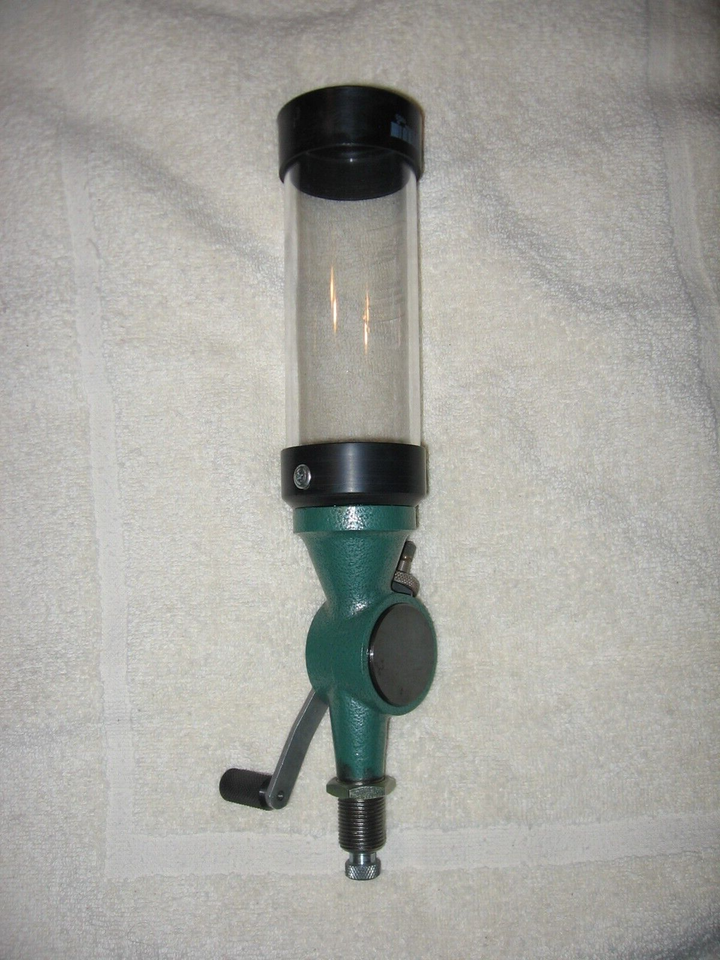 RCBS POWDER MEASURE modified with new large Dillon reservoir hopper w ...