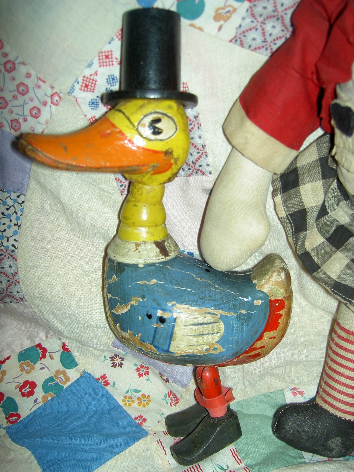 Schoenhut DANNY DADDLES duck Volland/Gruelle c1916 large jointed ...