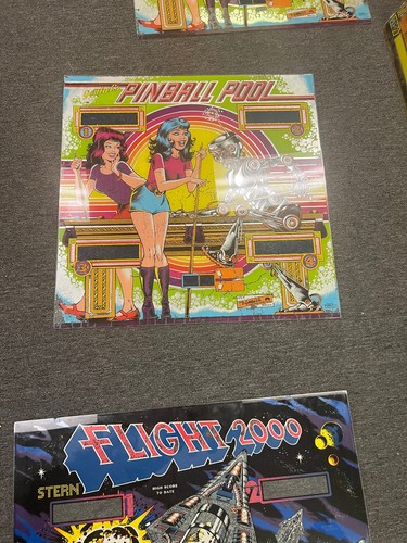 PINBALL POOL Pinball BACKGLASS by GOTTLIEB 1979 | eBay