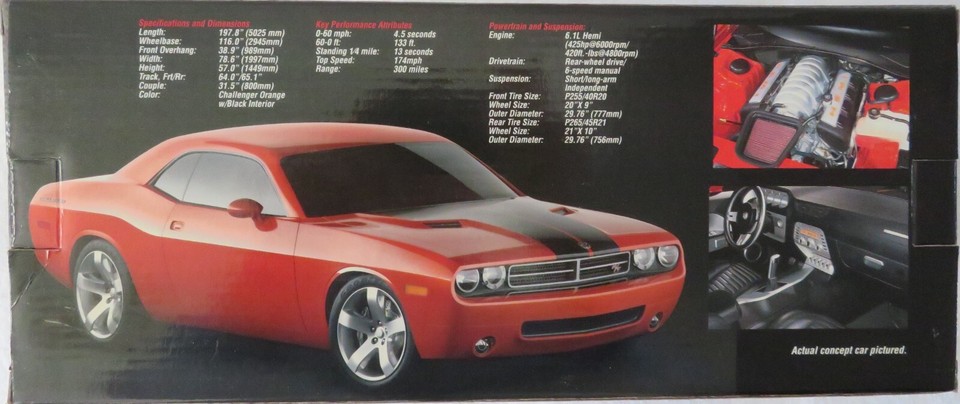 2005 Dodge Challenger Concept Highway 61 1/18 with 2011 Dealer OEM ...