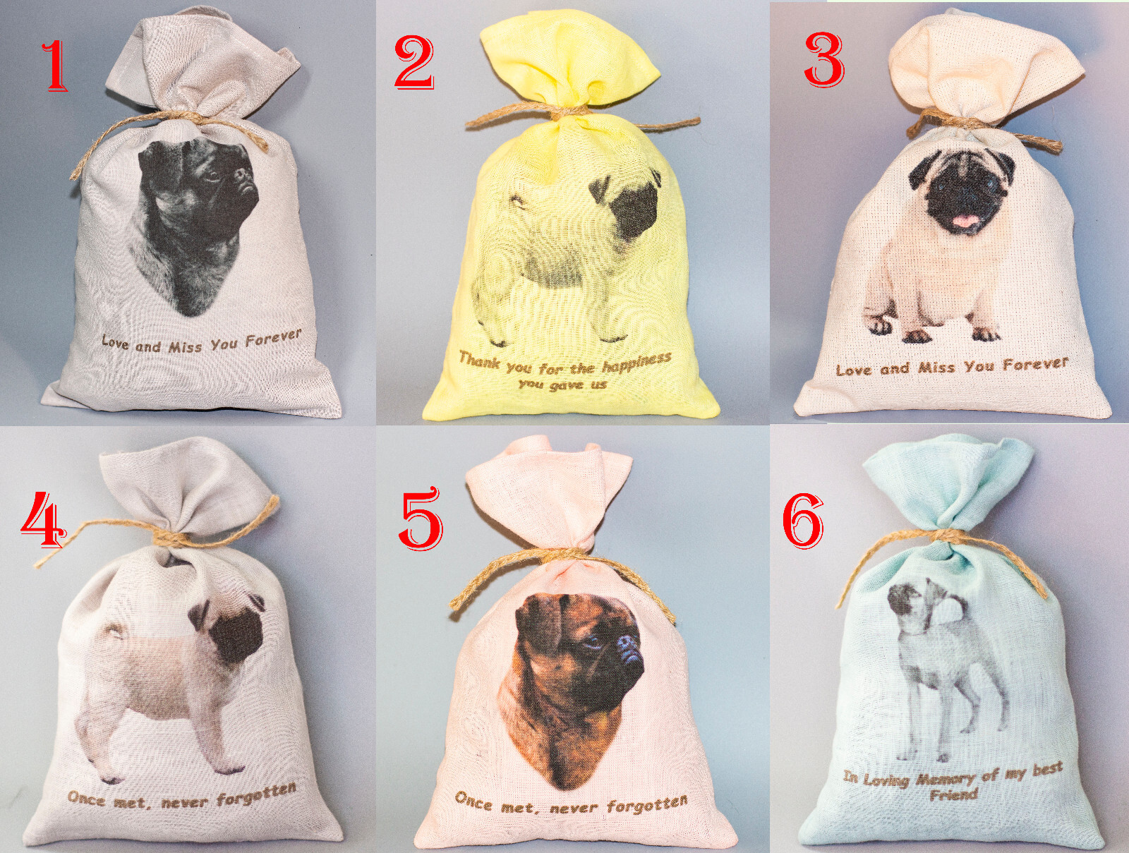 Black Pug Pet Memorial Keepsake Sleeping Dog Animal Grave Decor Garden ...