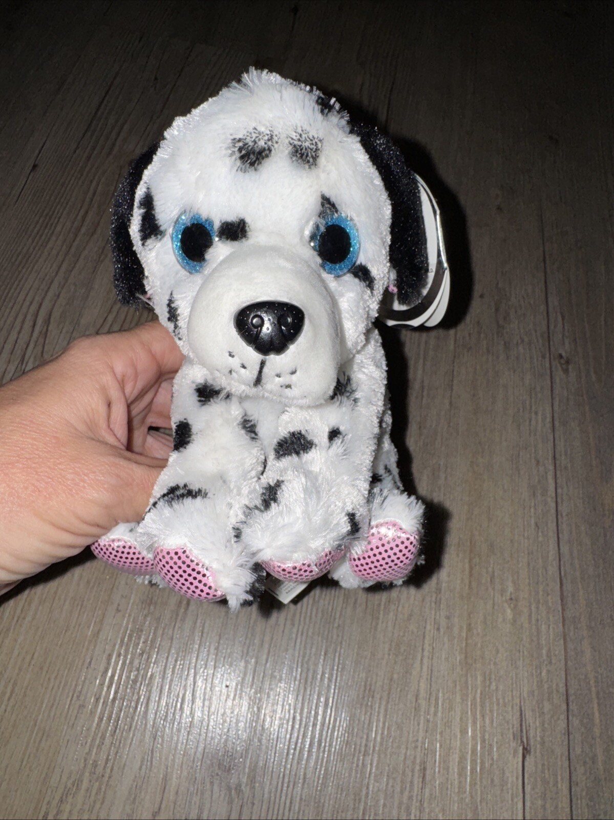 Winkeez Plush Danny Dalmatian Dog Stuffed Animal Blue Eyes Soft Toy ...