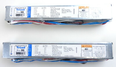 2 Universal Lighting Triad Nema B232IUNVHP-N Light Ballast A 120/277Amp ...