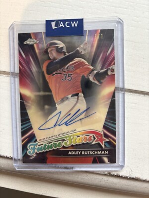 Adley Rutschman Superfractor 1/1 Topps Chrome Update - Future Stars ...