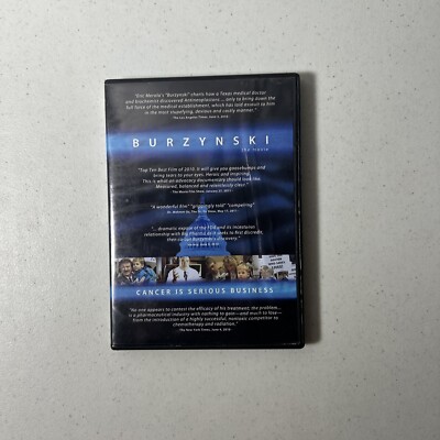 Burzynski: The Movie (DVD, 2010) Cancer Cure Cover-Up Documentary | eBay