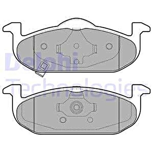 DELPHI Disc Brake Pad Set For MG Mg 3 11- 10025315 | eBay