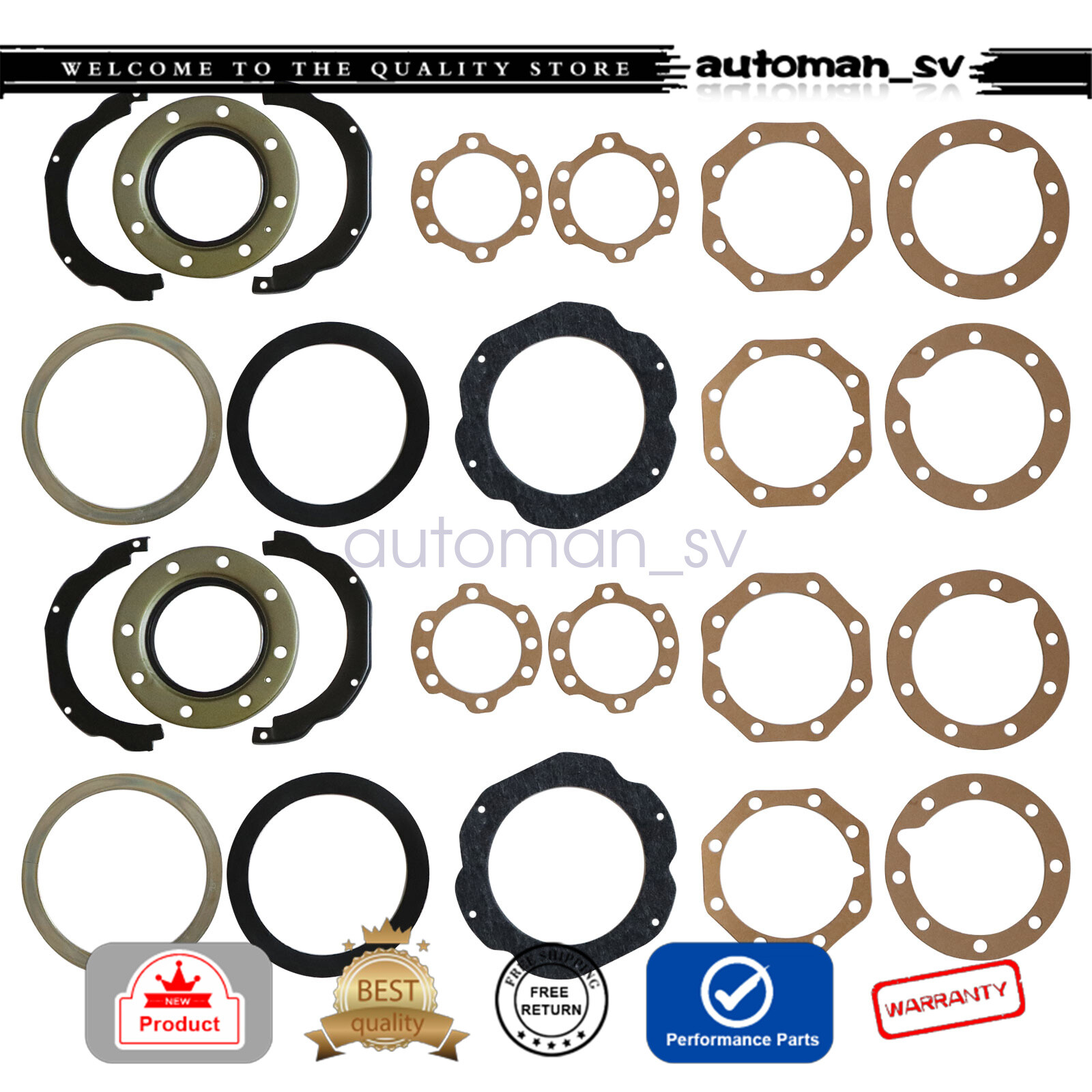 0443460051 For Toyota Land Cruiser 1991-2097 Front Axle Overhaul Gasket ...