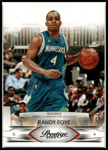 Randy Foye #110 2009 Panini Prestige Wizards C0152A | eBay Australia