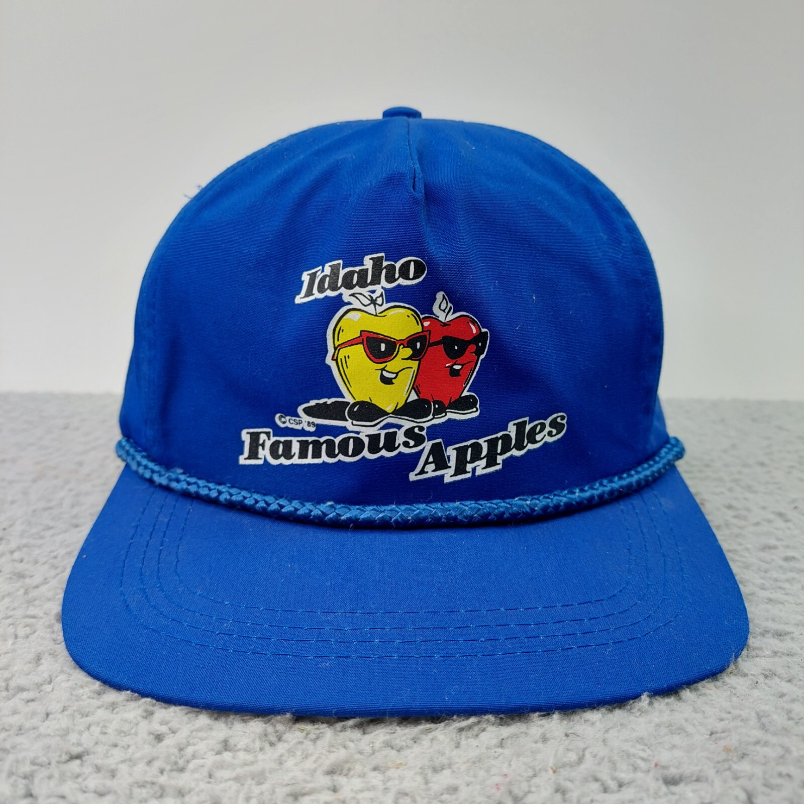 Vintage Idaho Famous Apples Funny Cartoon Trucker Hat… - Gem