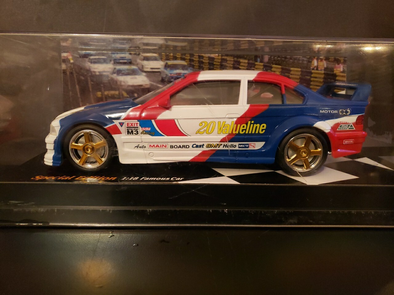 MCT MOTORSPORTS BMW SPECIAL EDITION 1:18 FAMOUS CAR # 20 VALUELINE TRI ...