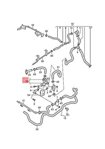 VW ATLAS CROSS SPORT TERAMONT CA1 CMC COOLANT PUMP 3QF965567 ORIGINAL ...
