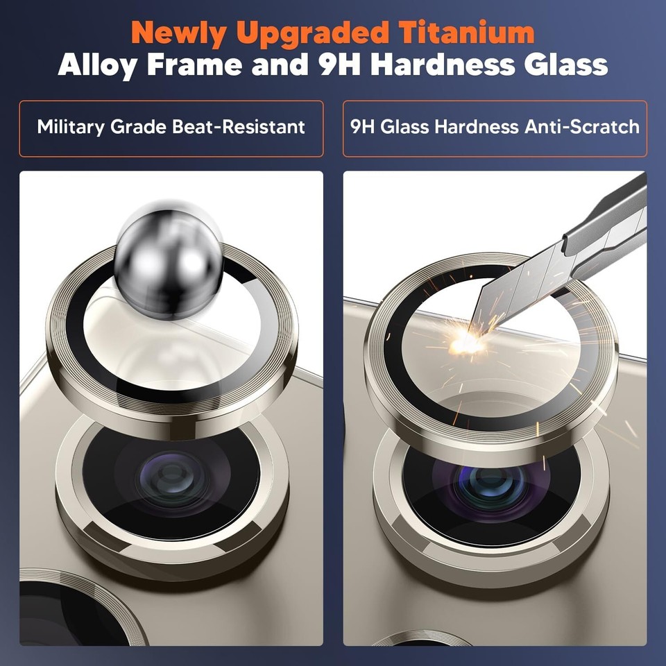 For Samsung Galaxy S24 Ultra S24 Plus Metal Rings Camera Lens Protector ...