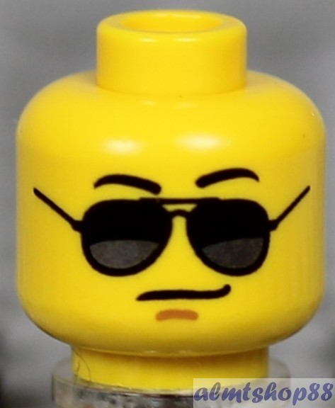 LEGO - MALE Minifigure Heads - PICK YOUR STYLE - Yellow Flesh Faces ...