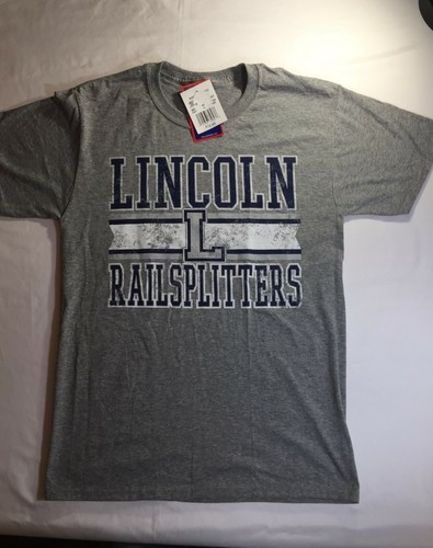 New Lincoln Railsplitters Team Logo Adult T-Shirt, Size S,M,L,XL High ...