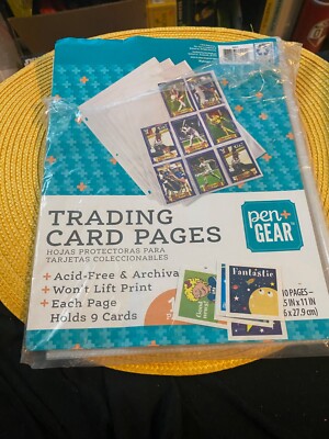 Trading Card Pages - 10 Qty | eBay