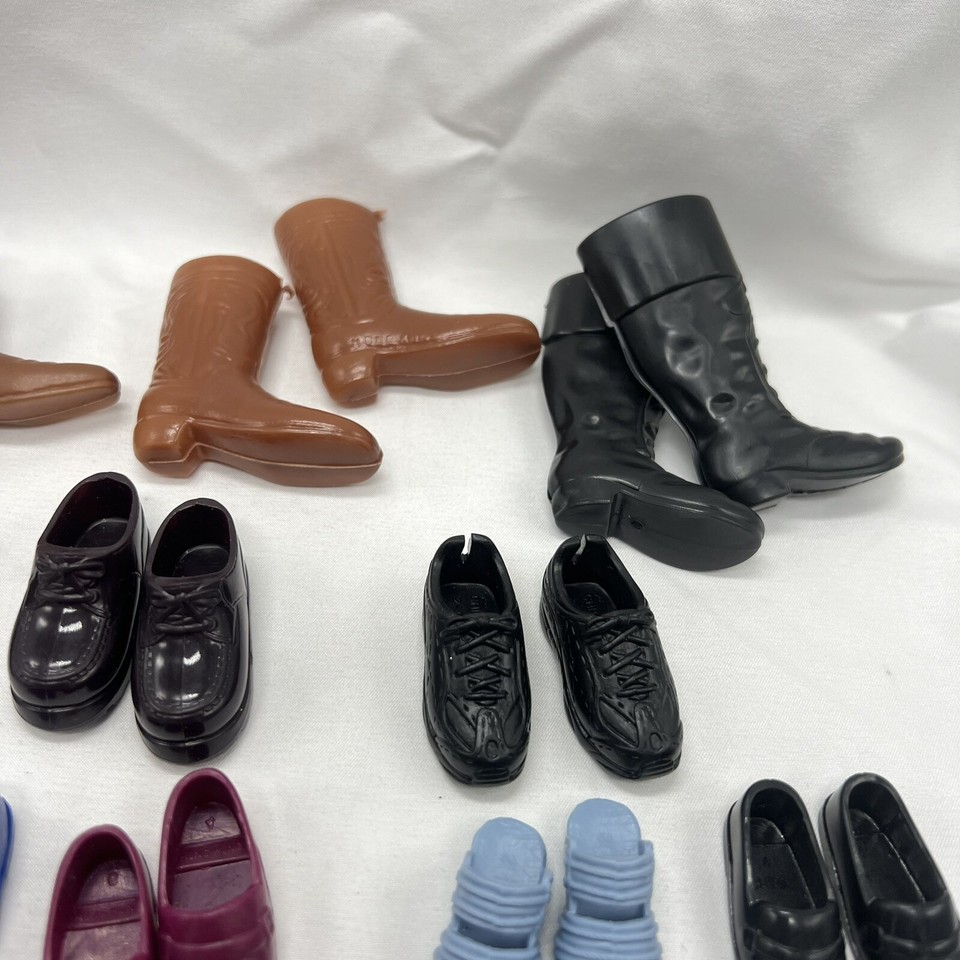 Mattel Barbie Ken Doll Shoes Lot Of 22 Pairs Sneakers Loafers Lot A14 ...