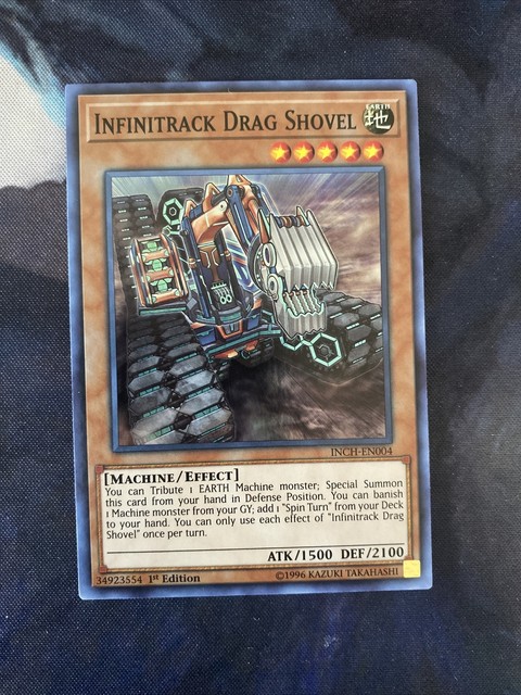Yu-Gi-Oh! TCG Infinitrack Drag Shovel Infinity Chasers INCH-EN004 1st ...