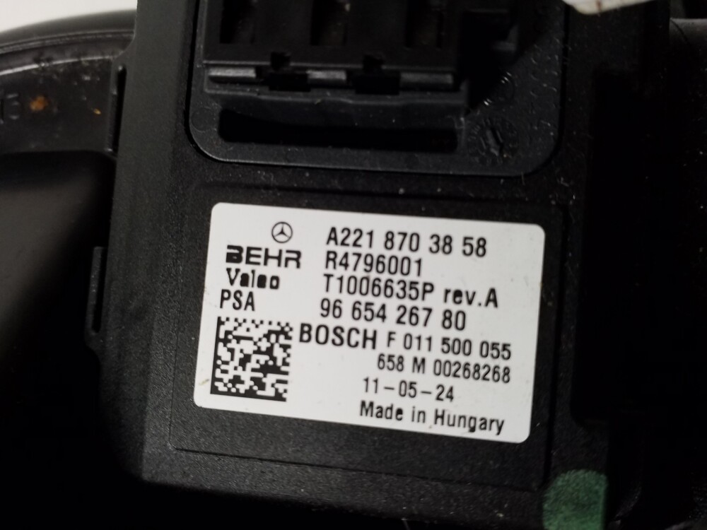 MERCEDES BENZ R-CLASS W251 2011 INTERIOR HEATER MOTOR A2518300008 | eBay UK