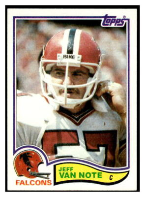 1982 Topps #291 Jeff Van Note Atlanta Falcons Excellent | eBay