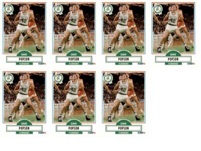 (7) 1990 Fleer Update #U-7 Dave Popson Boston Celtics Card Lot | eBay