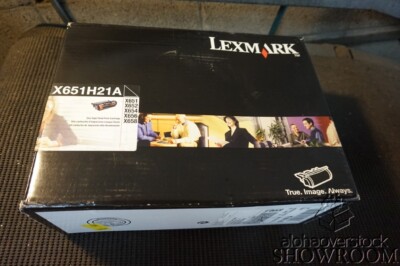 New Sealed Genuine OEM Lexmark X651H21A Black Laser Toner X651 X652 ...