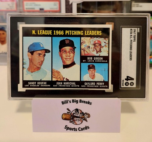 1967 Topps - #236 Sandy Koufax, Juan Marichal, Bob Gibson | eBay