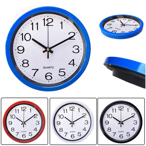Modern Kitchen Home Decor Wall Clock Sweep Second Movement Quartz Bell ...