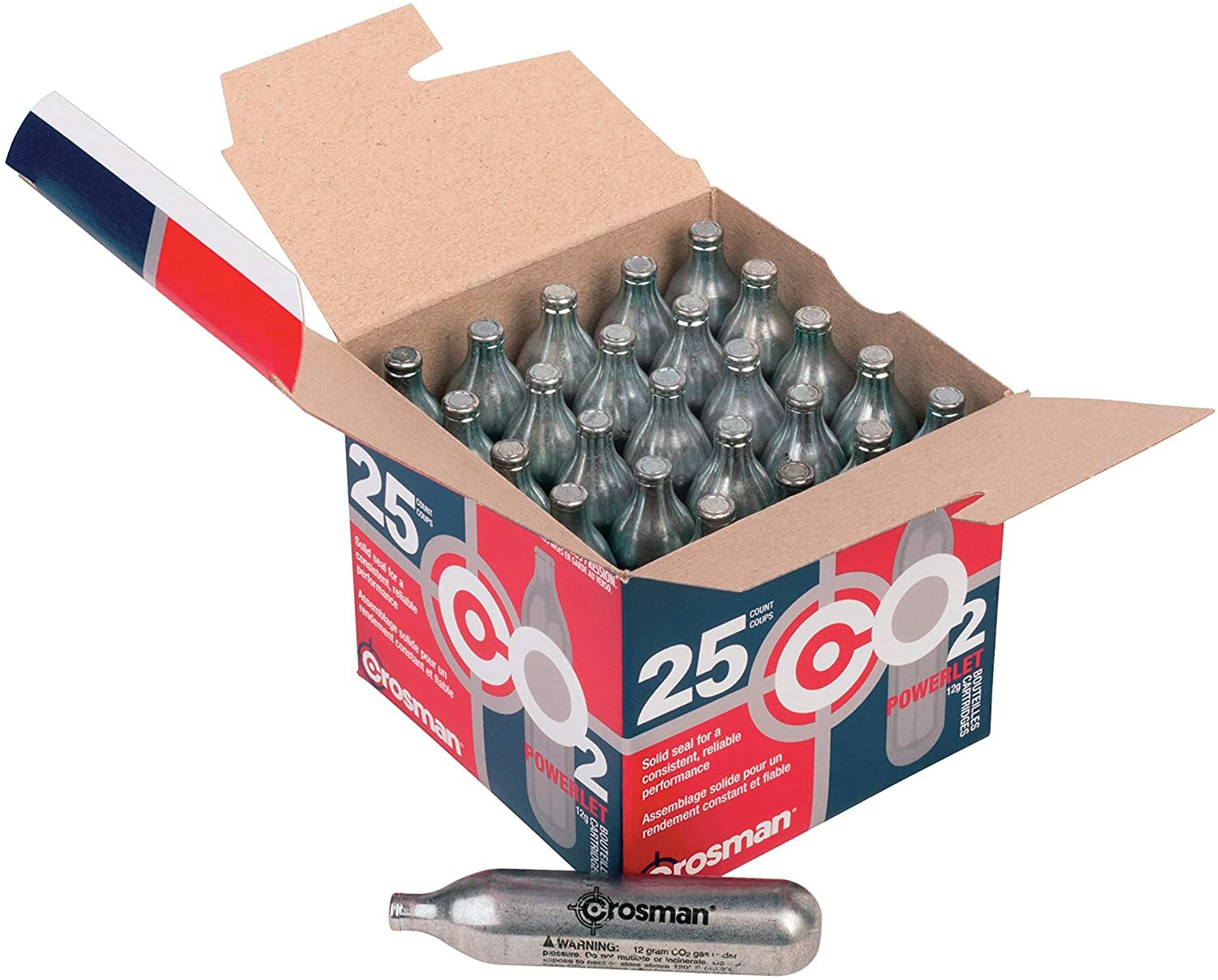 CO2 CARTRIDGE Gun Gas Pellet Airsoft BB Pellet 12 Gram Crosman CO2 ...