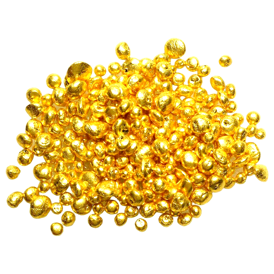 1 GRAM REFINED PURE 24K GOLD .9999+ FINE GOLD GRAIN SHOT WITH BOTTLE (# ...