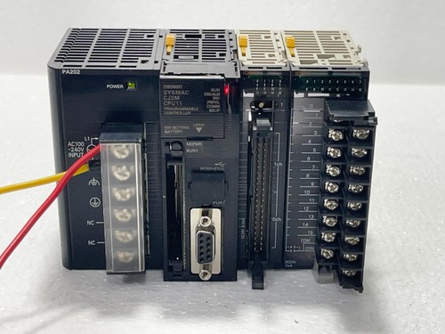 Omron Sysmac CJ2M Programmable Controller Set With PA202, ID211, ID232 | eBay