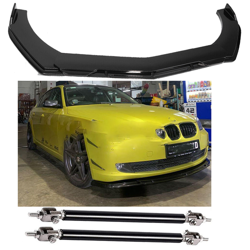 Front Bumper Lip Splitter Spoiler Body Kit For 5-Series 520i 528i 530i ...