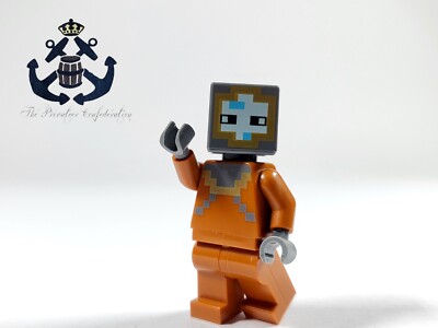 LEGO 2022 Minecraft Minifigure Diver Player Skin For Underwater min109 ...