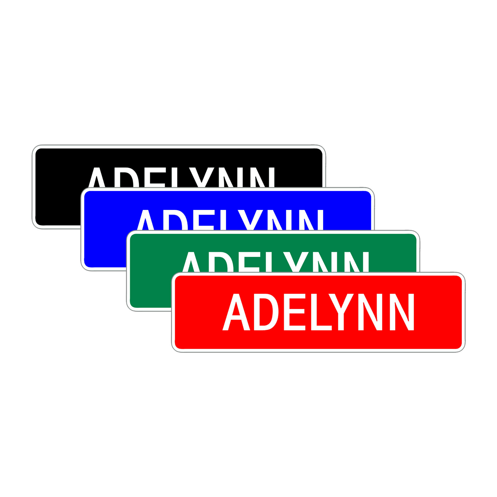 Adelynn Street Sign Room Home Wall Décor Children's Name Gift Aluminum ...