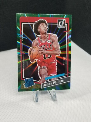 2023 Panini Donruss JULIAN PHILLIPS Rated Rookie Green Laser RC #227 | eBay