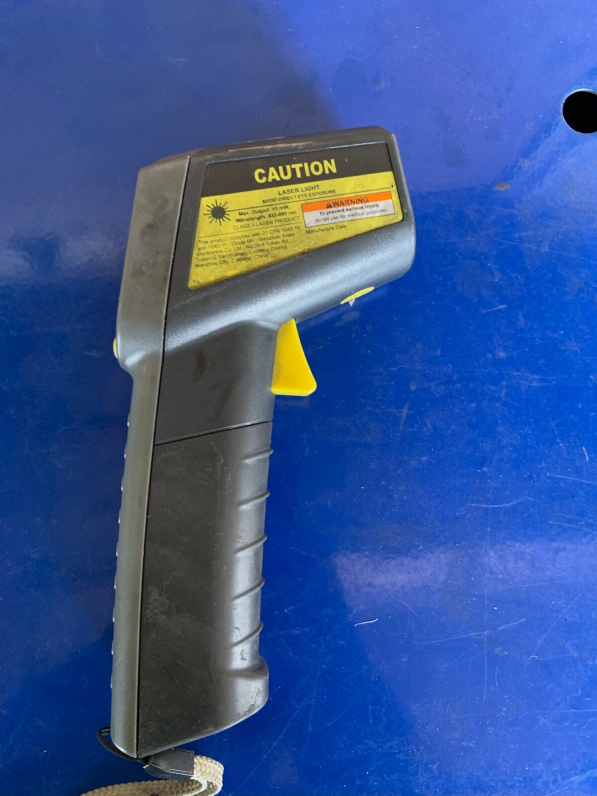 Cen Tech Touchless Infrared Forehead Body Temperature Thermometer LCD ...