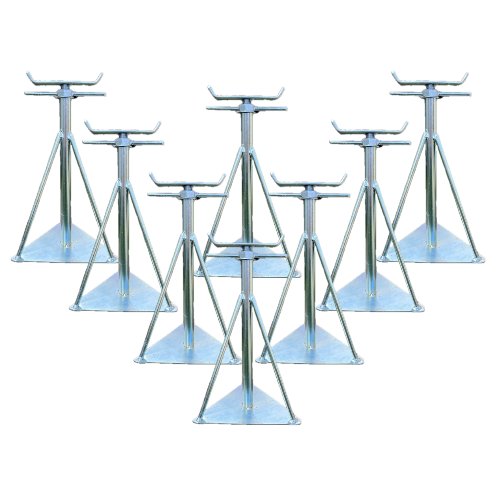 Static Caravan Axle Stand Mobile Home Support Small Medium Large 8x ...