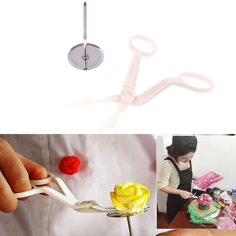 Flower Lifter Icing Fondant Cake Decorating Tool Scissor Clip Cream ...